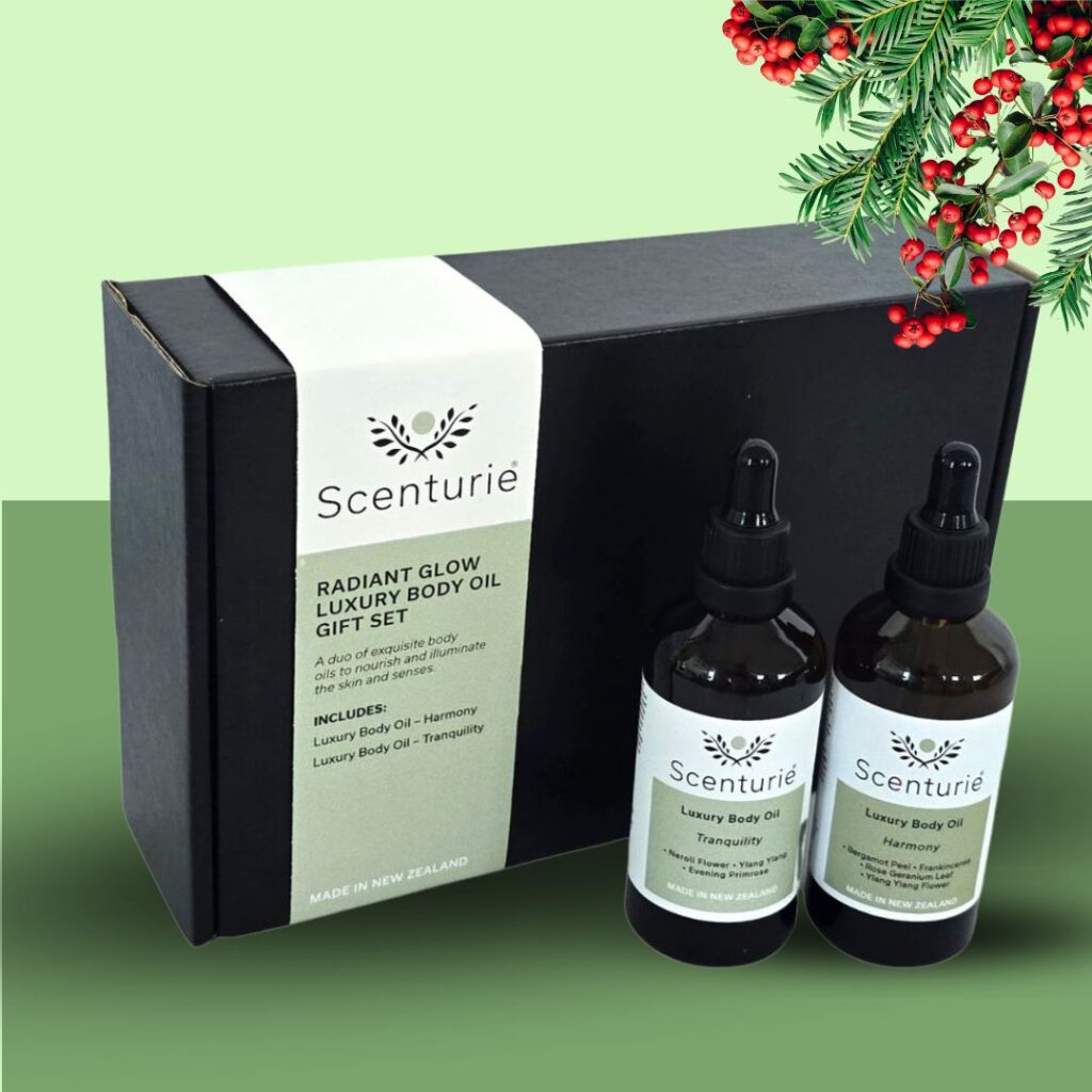 Radiant Glow Luxury Body Oil Gift Set | Scenturie